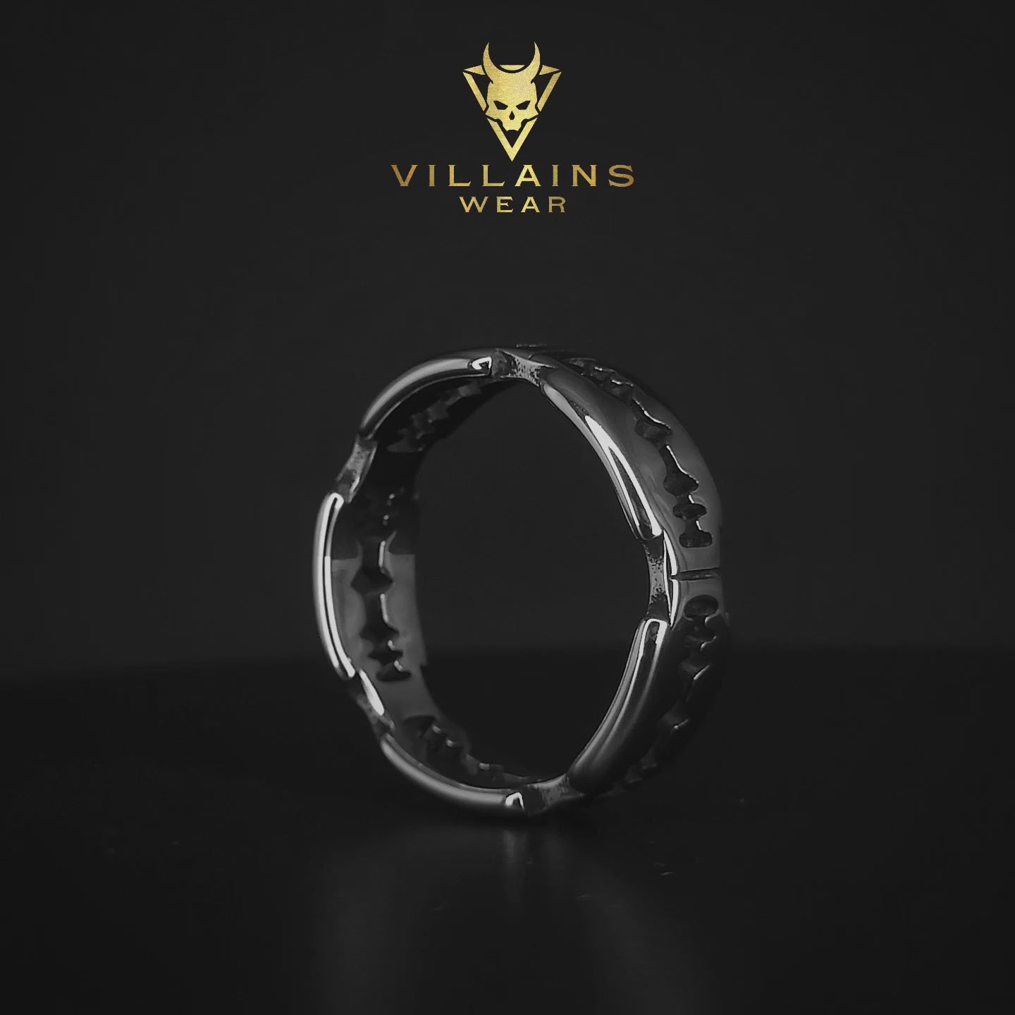 Razor Blade Ring - Sølv Ring For Men |Villainswear| – VillainsWear